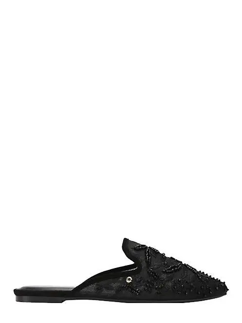 Carvela Evelina Lace Mules - Black