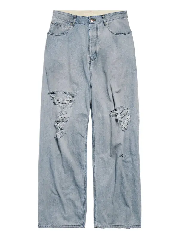 Balenciaga Baggy Denim Pants - Blue