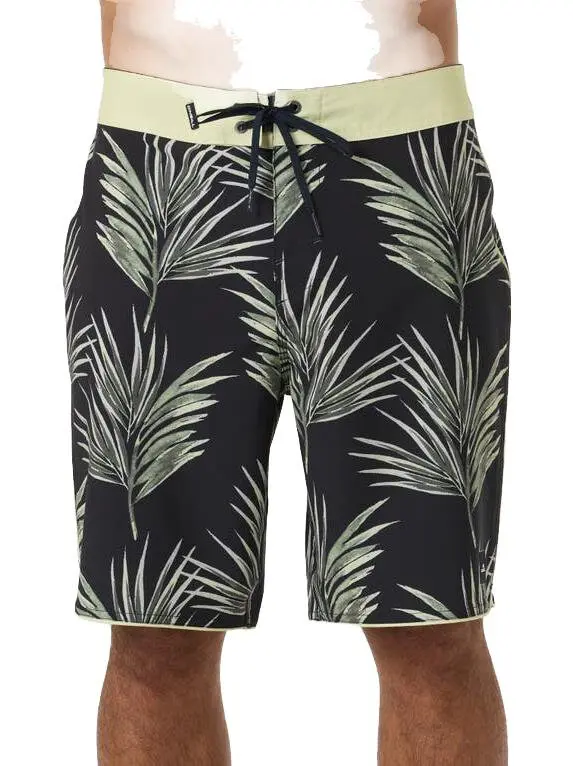 O'Neill Hyperfreak Mysto Scallop Board Shorts - Citron