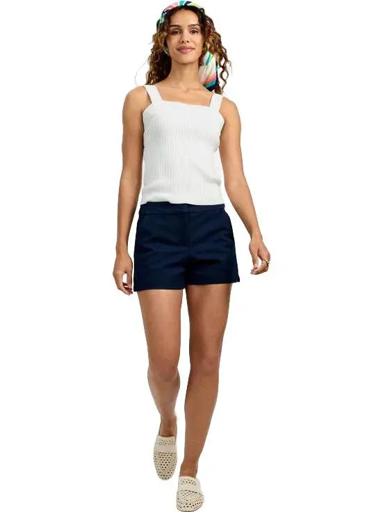 Trina Turk Breakpoint Cami Sweater Tank - Whitewash