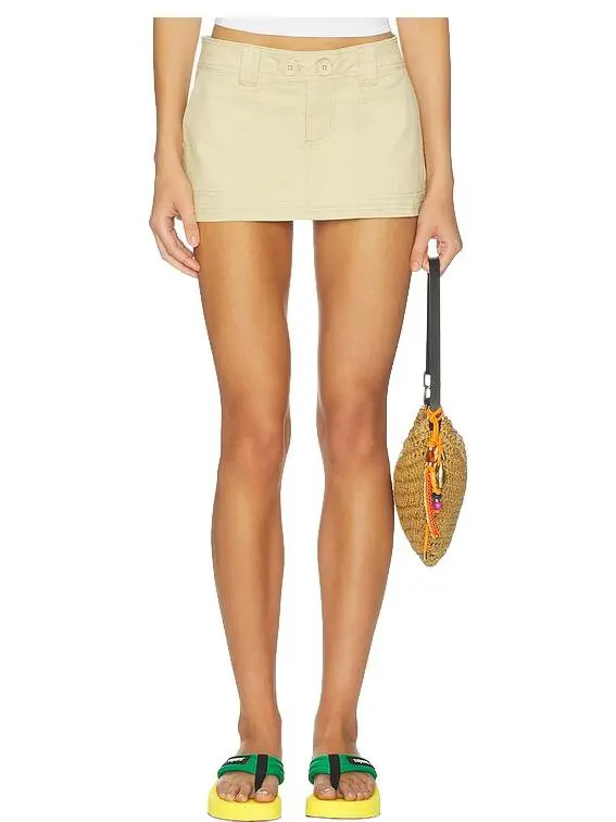 GUIZIO Ellie Mini Skort - Beige