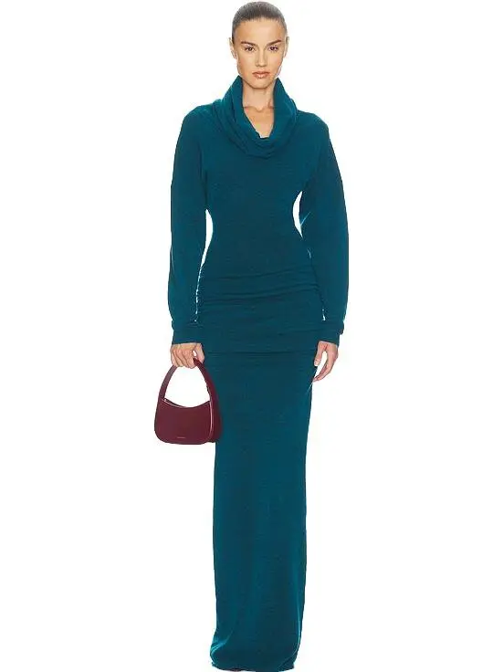 HELSA Emmalynn Cowl Gown - Teal