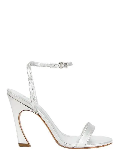 Schutz Lexi Sandal - Metallic Silver