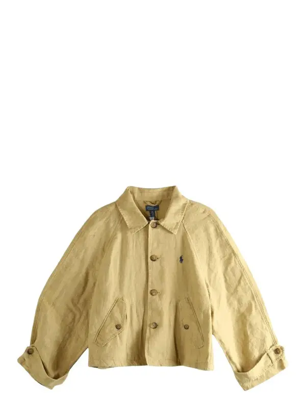 Polo Ralph Lauren Linen Logo Jacket - Beige