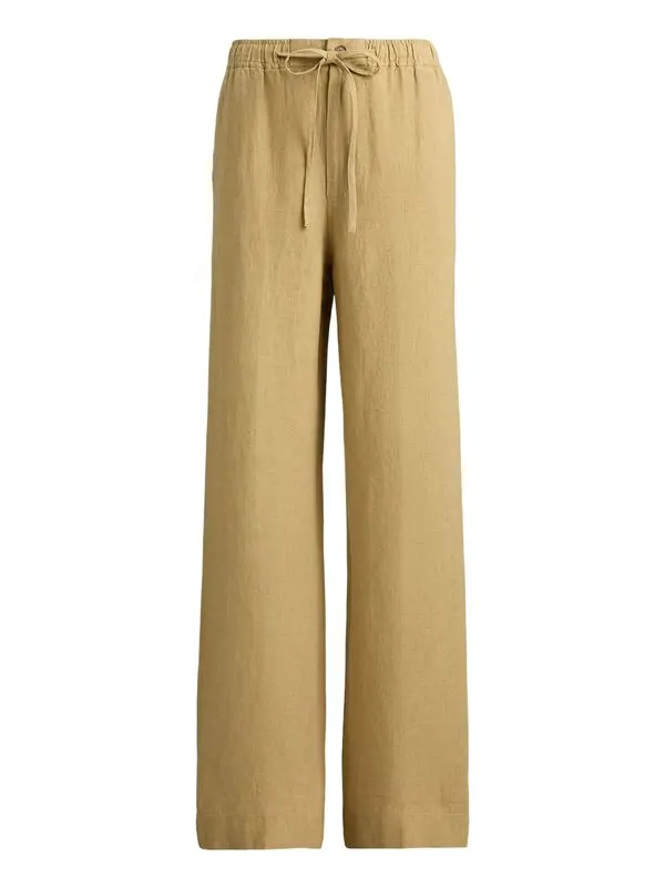 Polo Ralph Lauren Linen Trousers - Beige