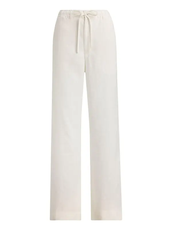 Polo Ralph Lauren Linen Trousers - White