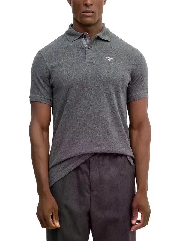 Barbour Logo-embroidery Polo Shirt - Grey