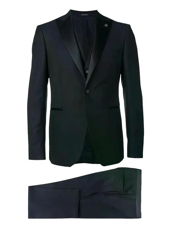 Tagliatore Three-piece Tuxedo - Blue