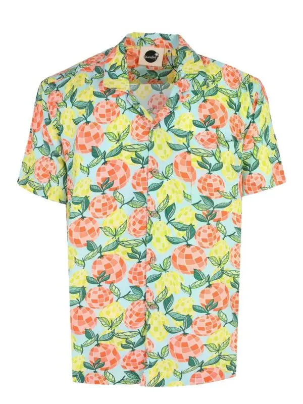 BOARDIES Citrus Disco Camp-collar Shirt - Blue