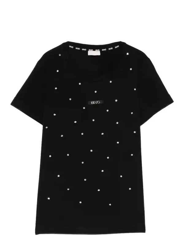 Liu Jo Logo-patch T-shirt - Black