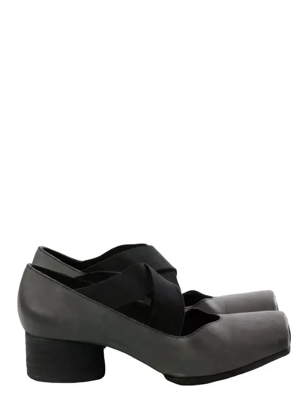 UMA WANG Cross-strap Pumps - Grey