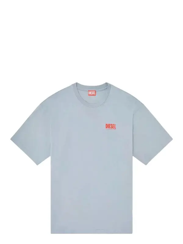 DIESEL® Bicotto Logo-print T-shirt - Blue