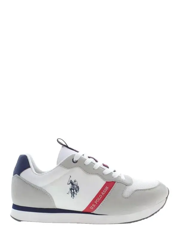 U.s. Polo Assn. Panelled Sneakers - White