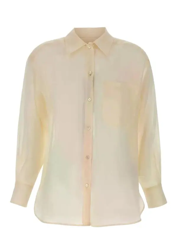 Marella Semi-sheer Shirt - Neutrals