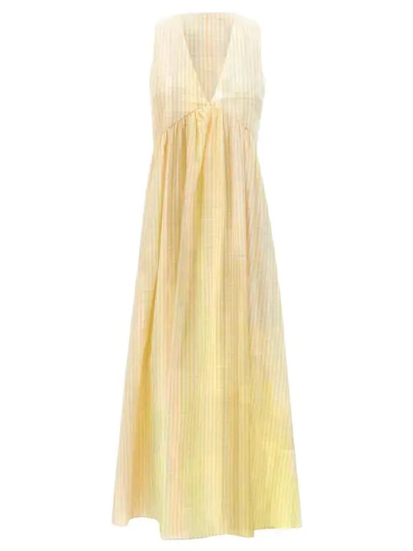 Faithfull The Brand Lune Midi Dress - Yellow