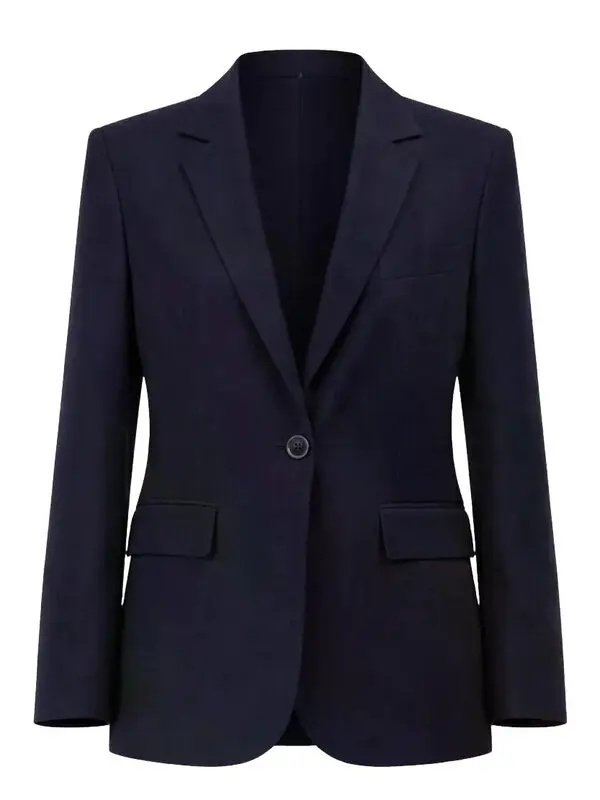 ODEEH Single-breasted Notched-lapel Blazer - Blue