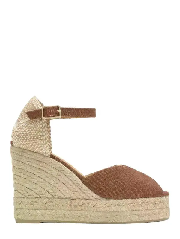 CastaÑer Bianca Wedge Espadrilles - Brown