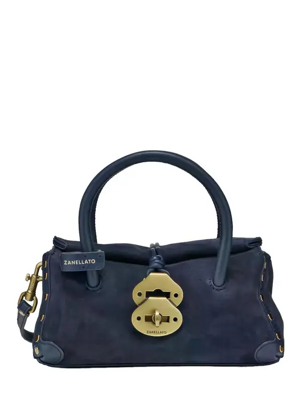 ZANELLATO Baby Dotta® Stud-embellished Tote - Blue