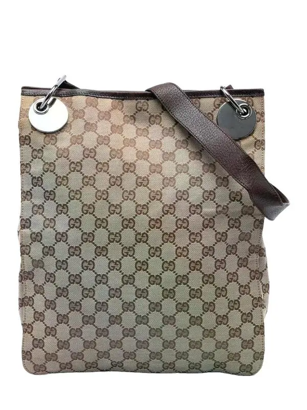 Gucci Gg Canvas Eclipse Crossbody Bag - Neutrals