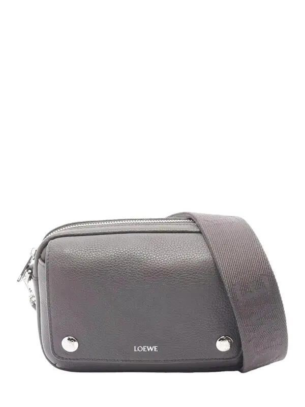 Loewe Small Pebble Messenger Bag - Grey