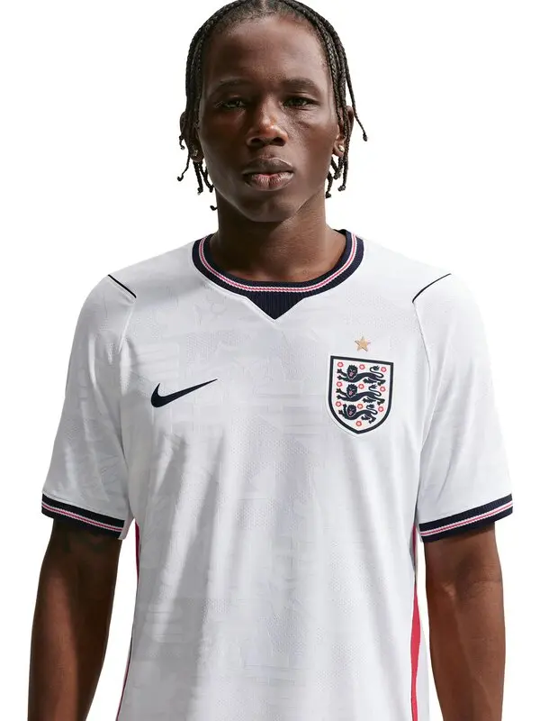 Nike England 2026 Match Home Aero-fit Soccer Authentic Jersey - White