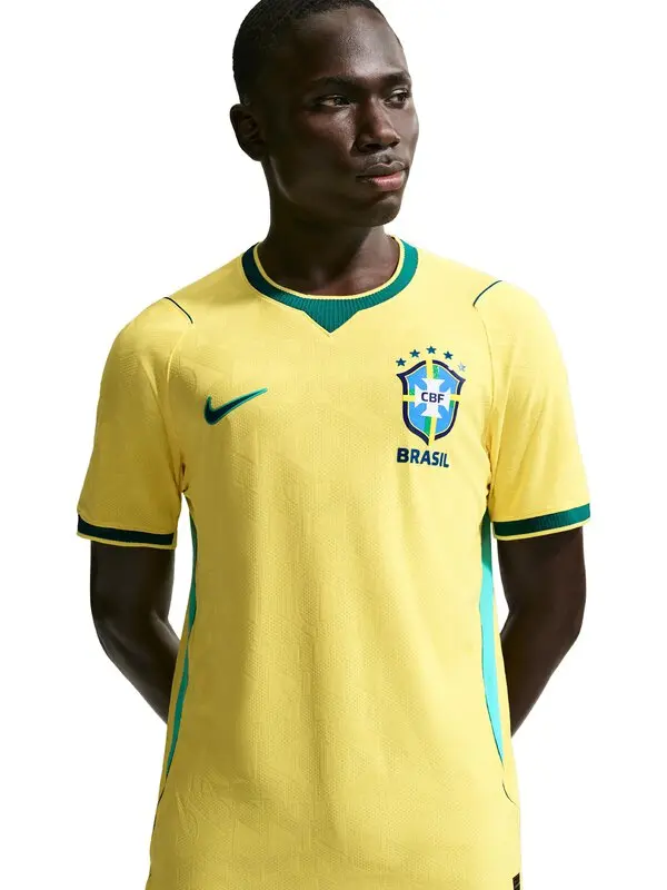 Nike Brazil 2026 Match Home Aero-fit Soccer Authentic Jersey - Yellow
