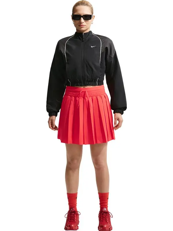 Nike Sportswear Mid-rise Pleated Skirt - Red