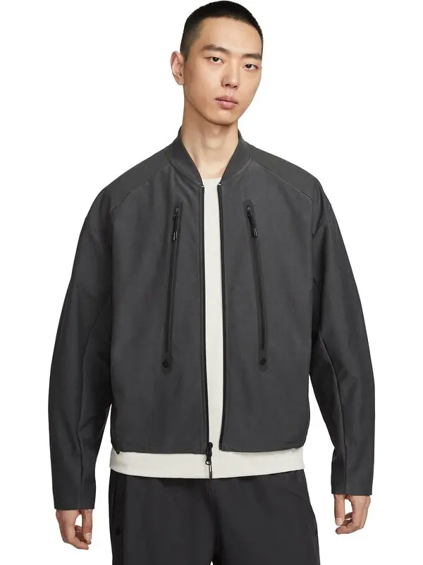 Nike Tech Dri-fit Shori Knit Jacket - Grey