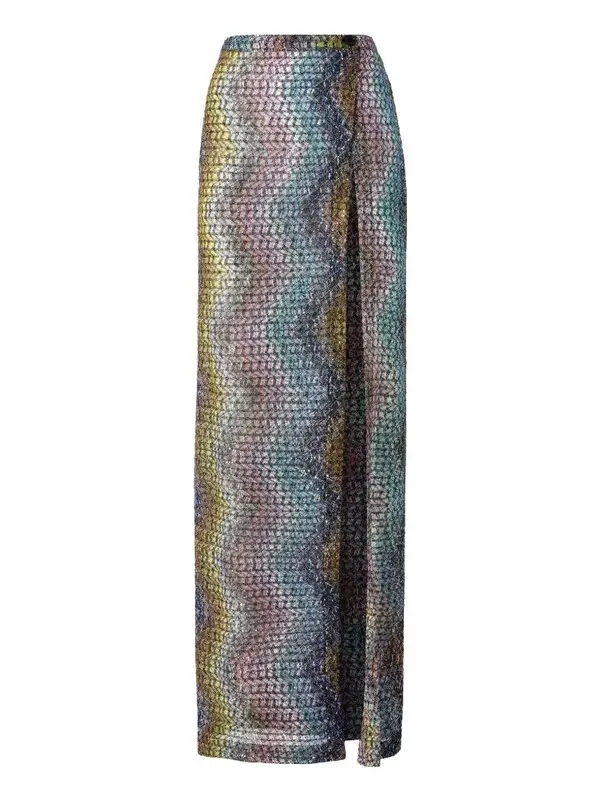 Missoni Sequin-embellished Maxi Skirt - Blue