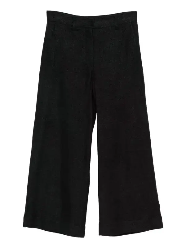 Max Mara Wide-leg Trousers - Black