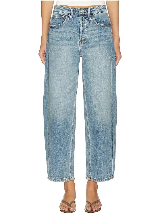 Good American Vintage Barrel Ankle Jeans - Indigo