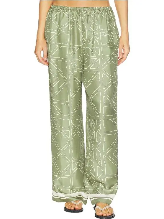 MALBON Irena Pant - Olivine