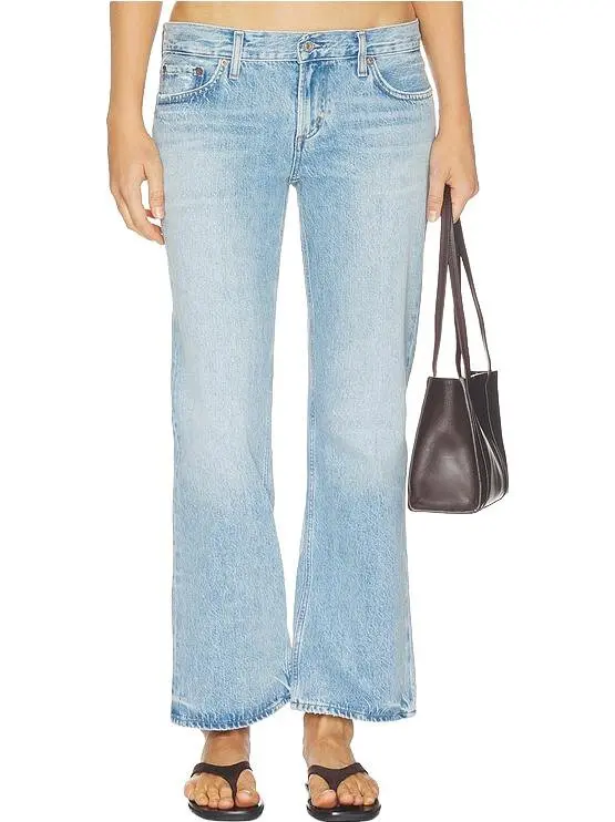 AGOLDE Low Rise Boot Ankle Jeans - Stream