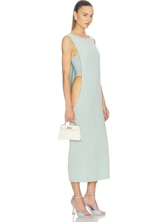 HELSA Mayumi Open Side Dress - Sky Blue
