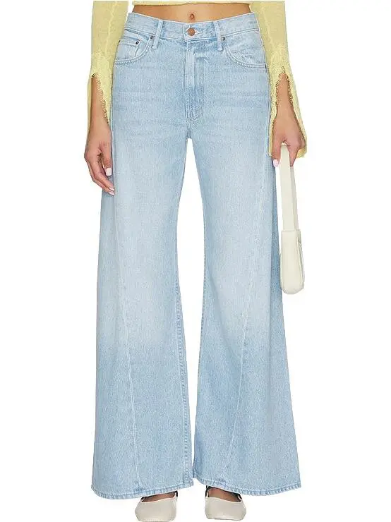 MOTHER Lil Petite Lemon Twist Wide Leg Jeans - Munchies