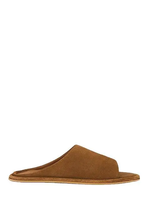 Seychelles Suede Slip-on Sandals - Tan Suede