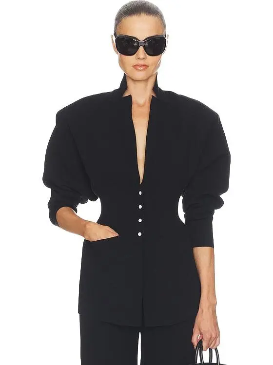 HELSA Louisse Structured Blazer - Black