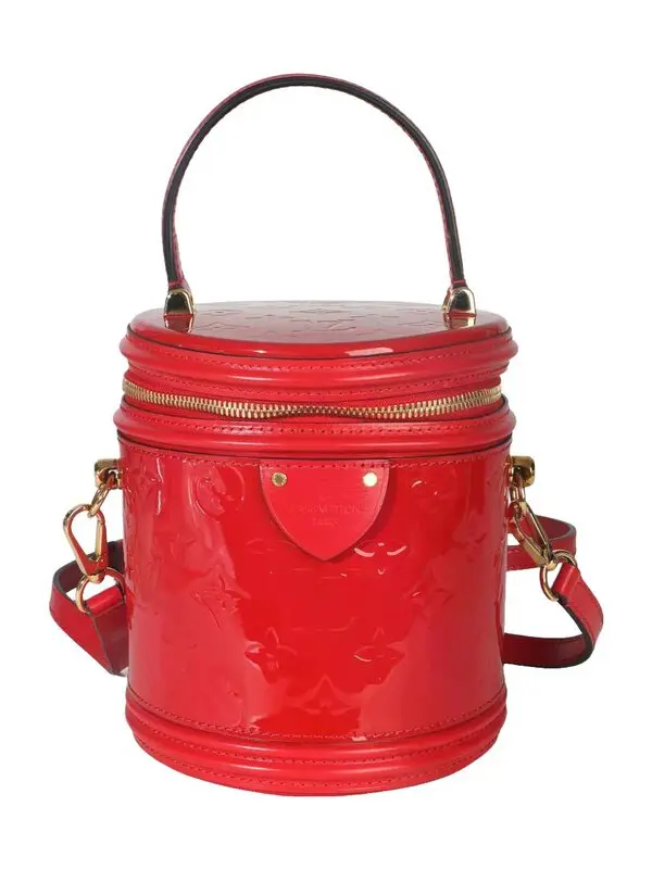 LOUIS VUITTON 2019 Monogram Vernis Cannes Bucket Bag - Red
