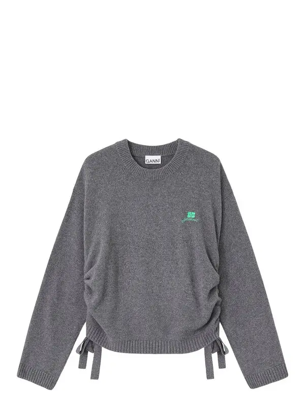 GANNI Wool Mix Sweater - Grey
