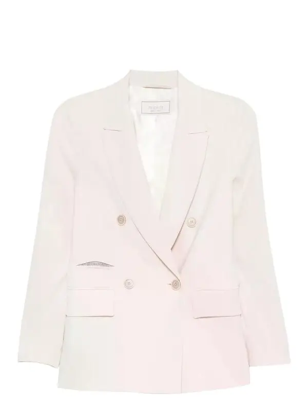 Peserico Double-breasted Blazer - Neutrals