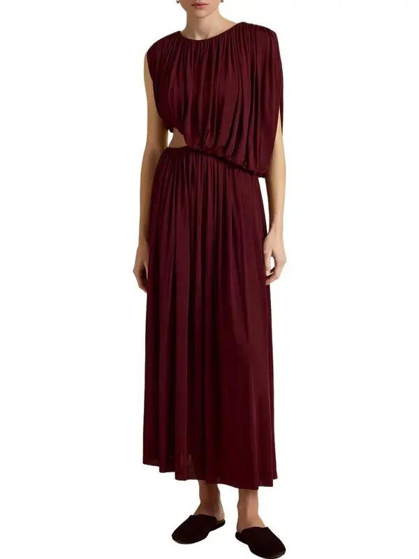 Marina Moscone Jersey Maxi Dress - Red