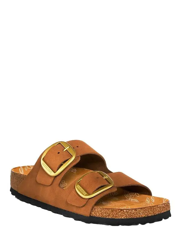BIRKENSTOCK Arizona Big Buckle Printed Footbed Sandals - Mink