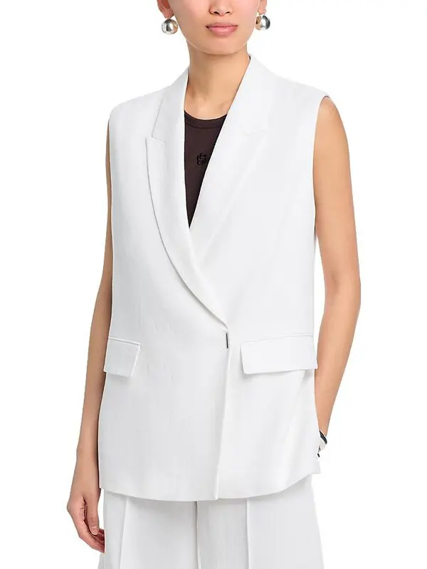 BOSS Jankania Sleeveless Jacket - White