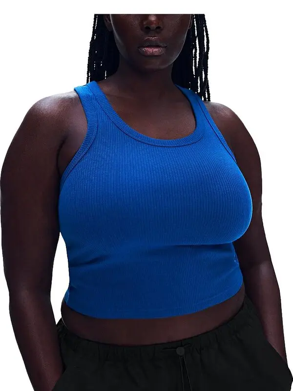 On All Day Ribbed Tank - Indigo