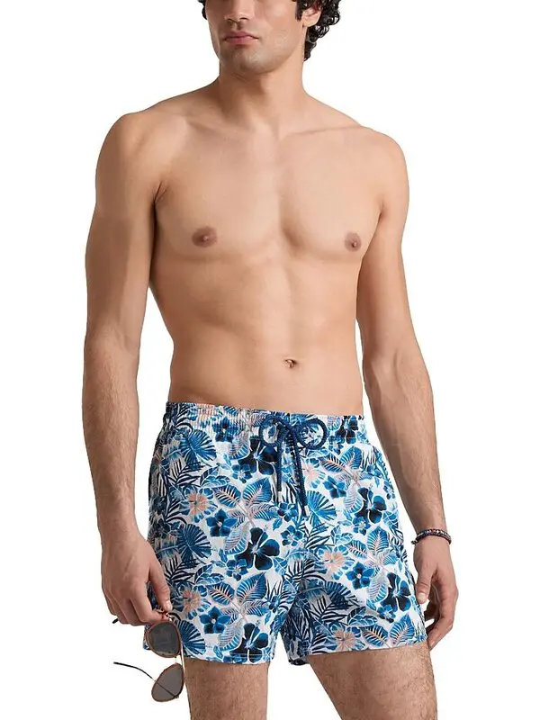 Vilebrequin 5.9" Stretch Swim Shorts - White