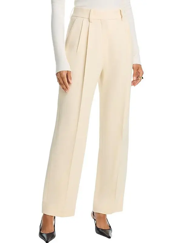 BLAZÉ MILANO Resolute Fox Wool Pants - Cream