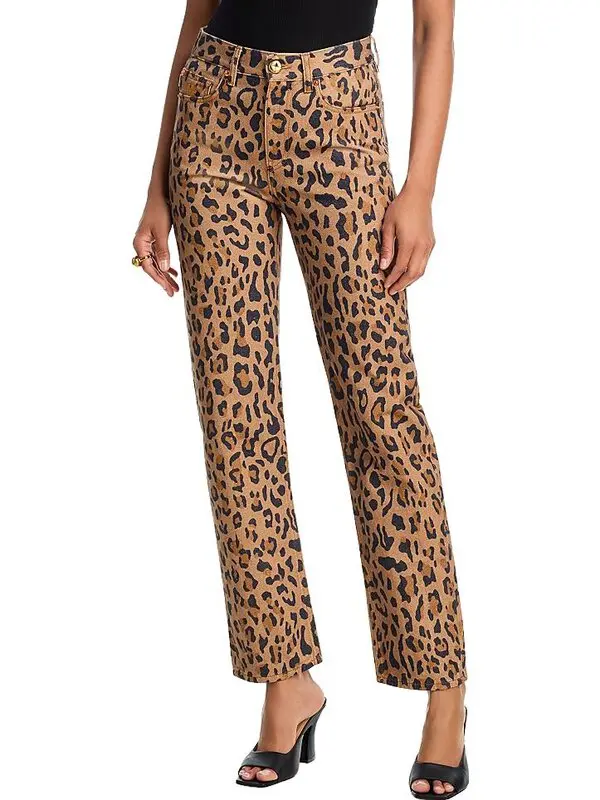 BLAZÉ MILANO Simba Denim Paso Straight Jeans - Camel