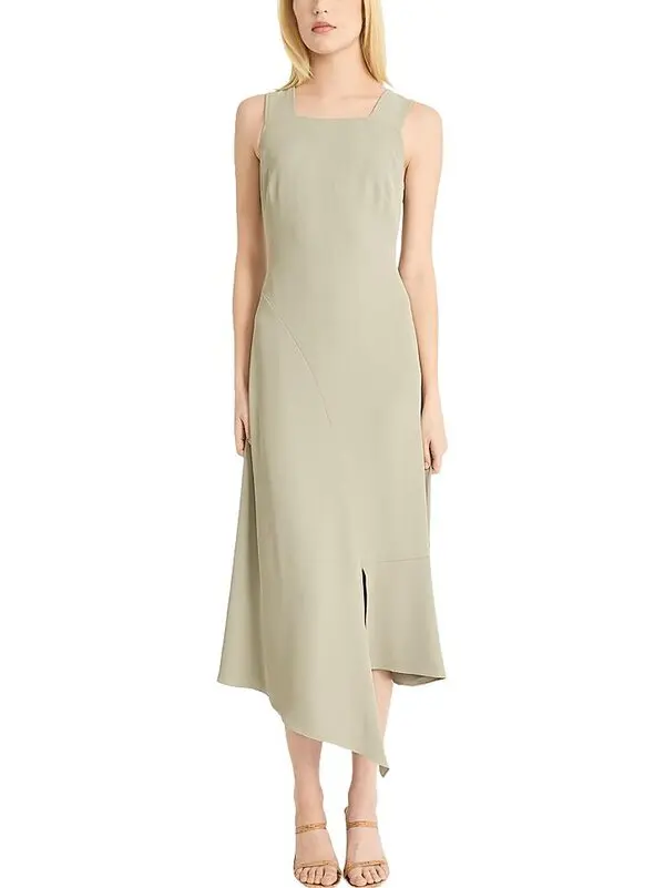 LUXELY Square Neck Asymmetrical Maxi Dress - Overland Trek