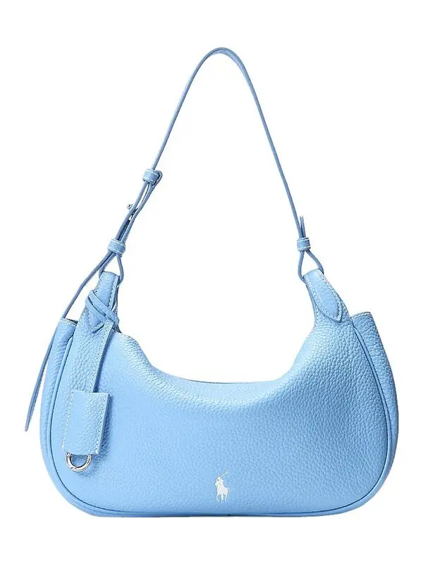 Polo Ralph Lauren Leather Shoulder Bag - Blue