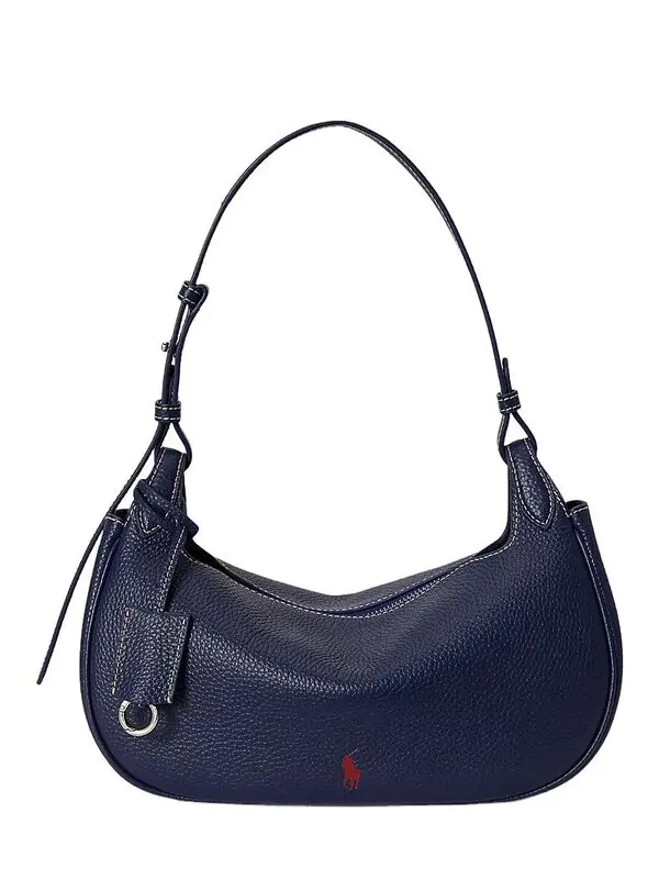Polo Ralph Lauren Leather Shoulder Bag - Ink